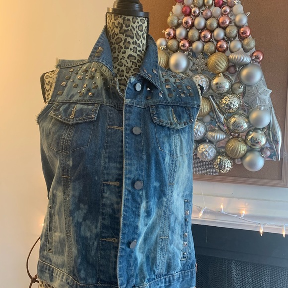 Candi Coated Couture | Jackets & Coats | Custom One Of One Bleached ...